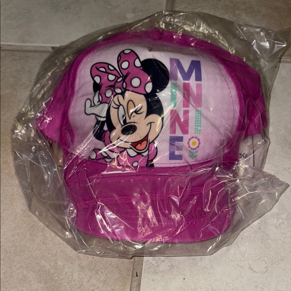 Disney | Accessories | 5 Disney Minnie Mouse Pink Kids Hat | Poshmark
